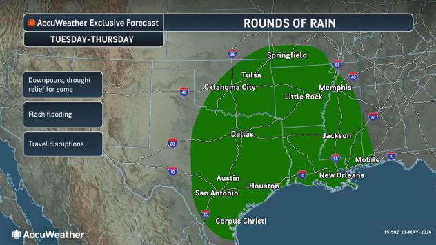 Drenching, gusty storms will put a damper on outdoor plans in Southeast ...