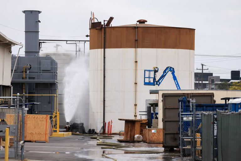 California seeks novel solution as chemical tank heats up, risking ...