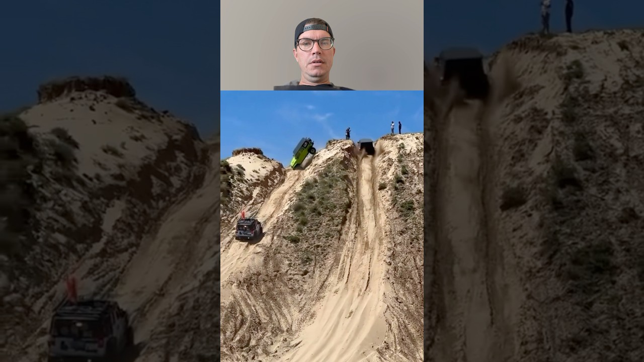 I almost got stuck in the sand dunes!