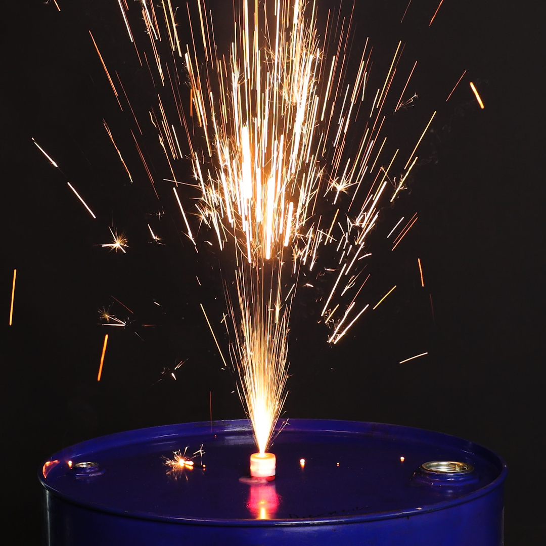 Epic DIY sparkler moment!