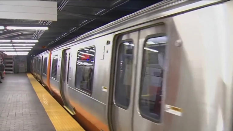 MBTA commuter train, car collide at Braintree rail crossing
