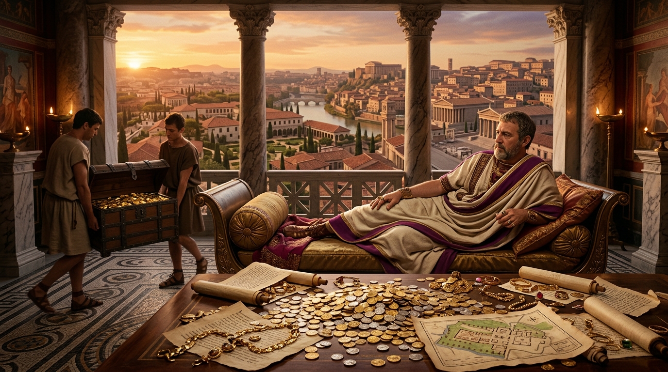 How Rome’s elite secretly built vast fortunes and power