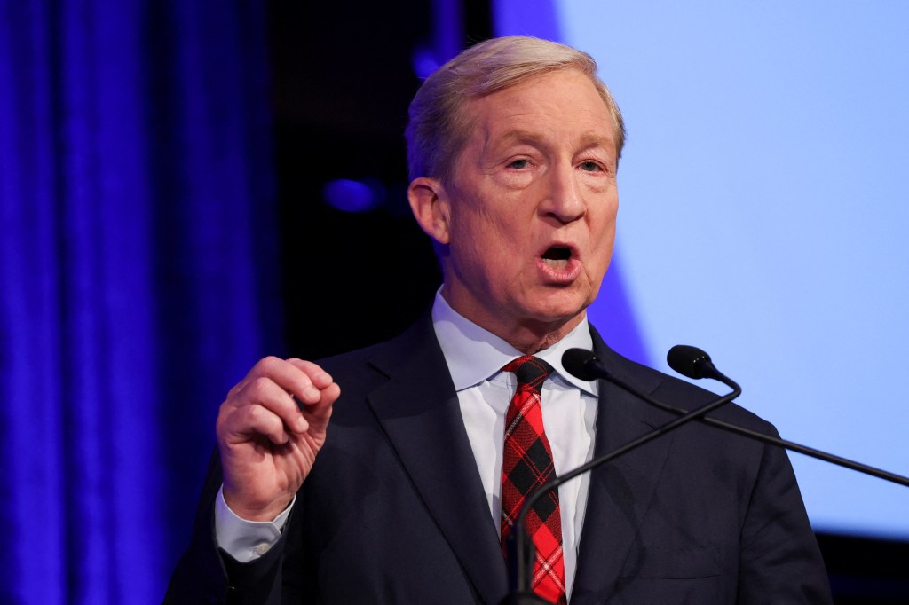 Protester pulls knife on Tom Steyer staffer at LA campaign event — as ...