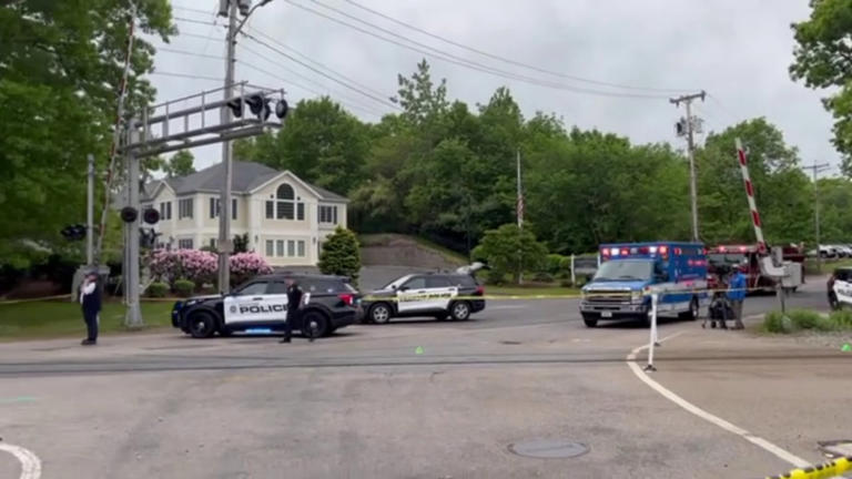 One person dead after car collided with a commuter rail in Braintree