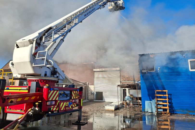 Asbestos fears after huge Oldbury fire as residents warned 'do not sweep'