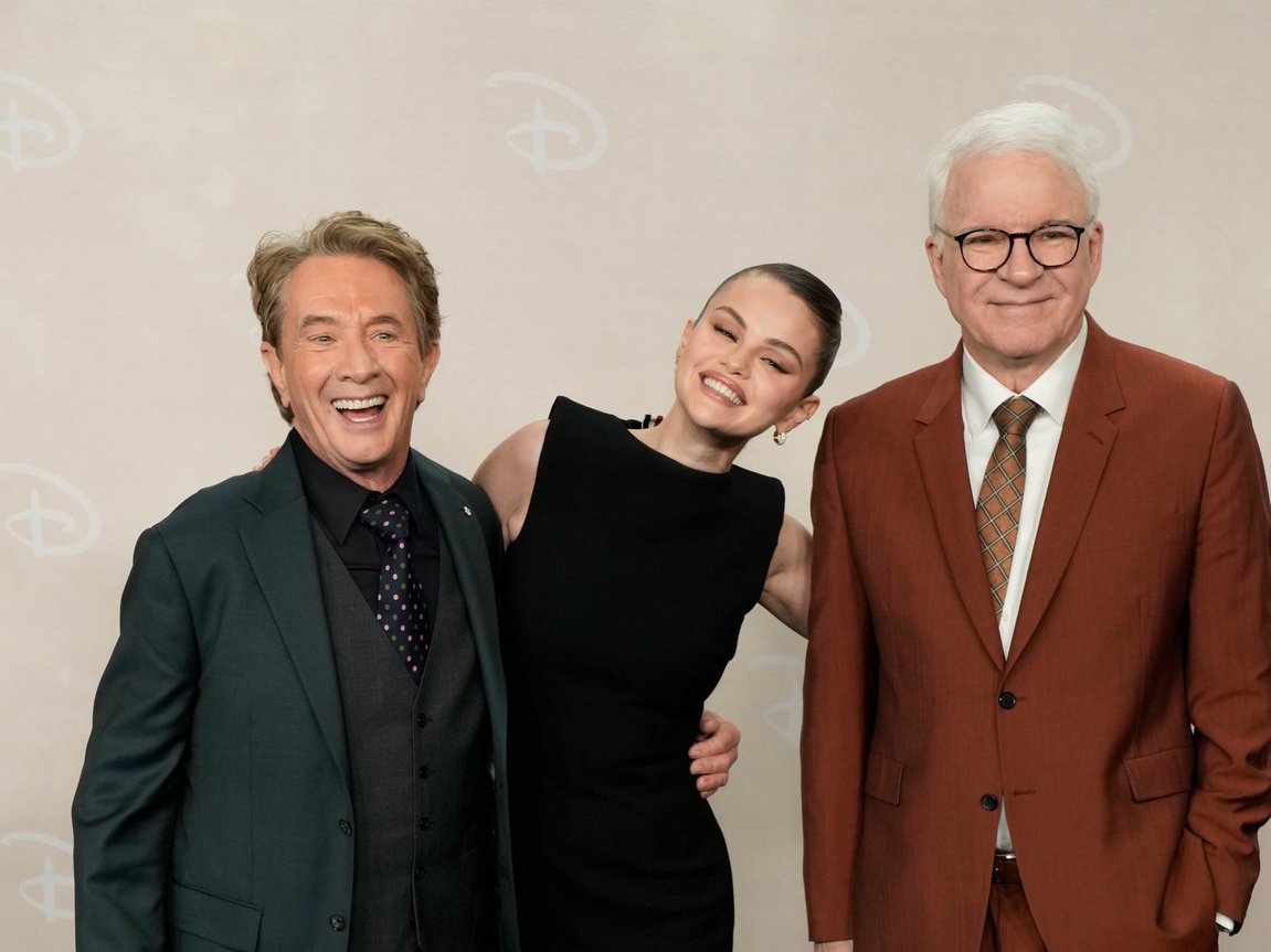 Selena Gomez, Martin Short and Steve Martin: Sightseeing in London