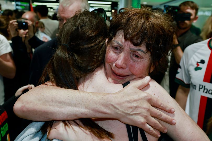 Gaza flotilla activists return home to Dublin Airport after Israeli ...