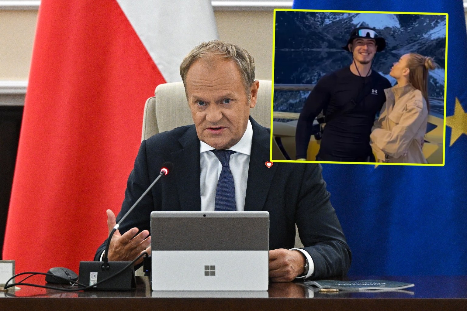 Rajd Ukraińca nad Morskie Oko. Donald Tusk reaguje