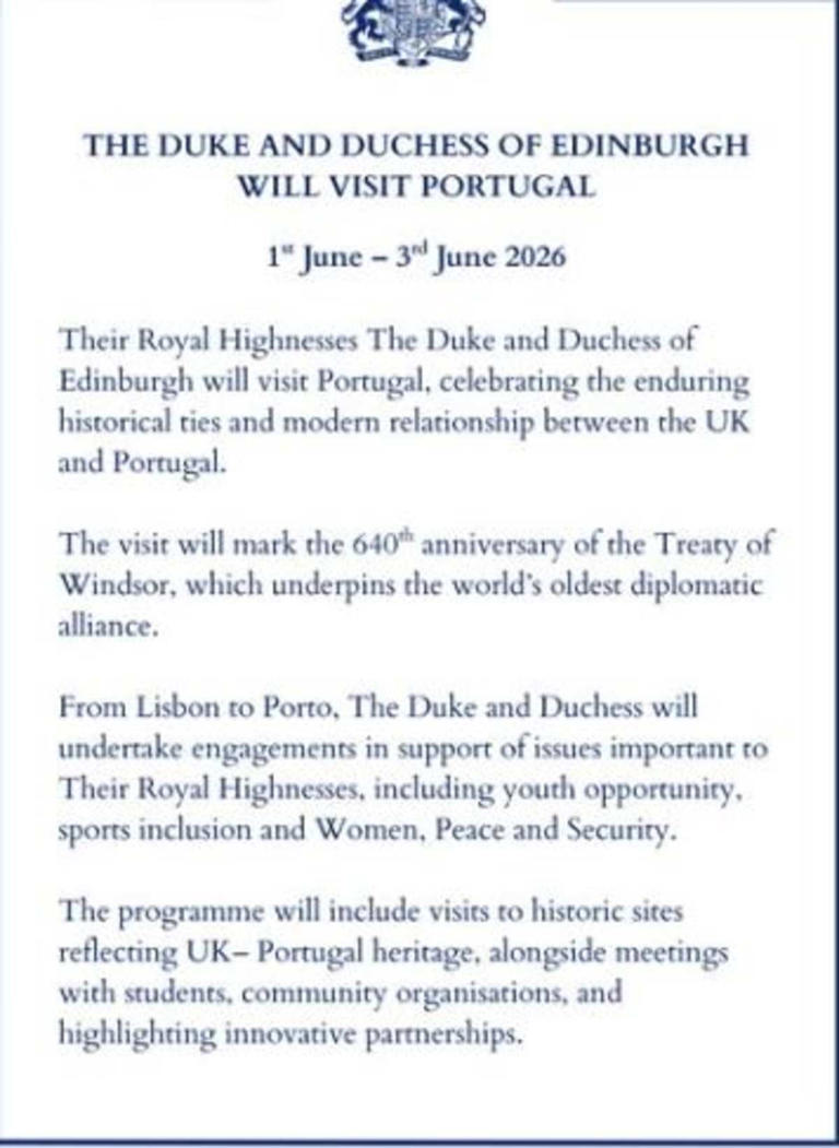 Prince Edward and Duchess Sophie share rare new portrait ahead of ...
