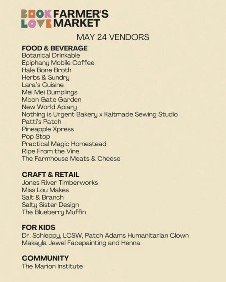 You're invited: Book Love’s farmers market in Plymouth reveals opening ...