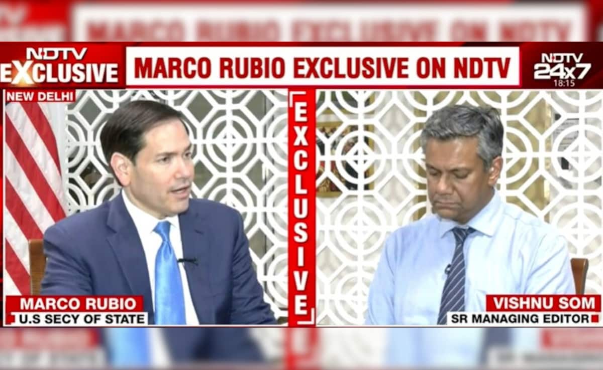 "It's not about India": Marco Rubio to NDTV on new US greencard rule