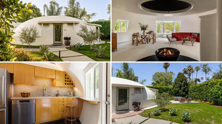 Architect Wallace Neff’s last surviving Airform ‘bubble house’ with ...