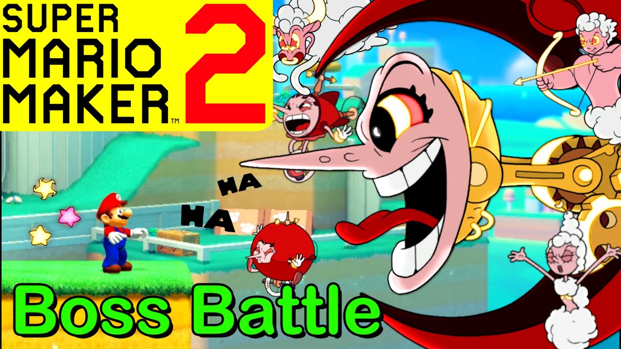 Designing a custom Hilda Berg boss battle for Mario Maker