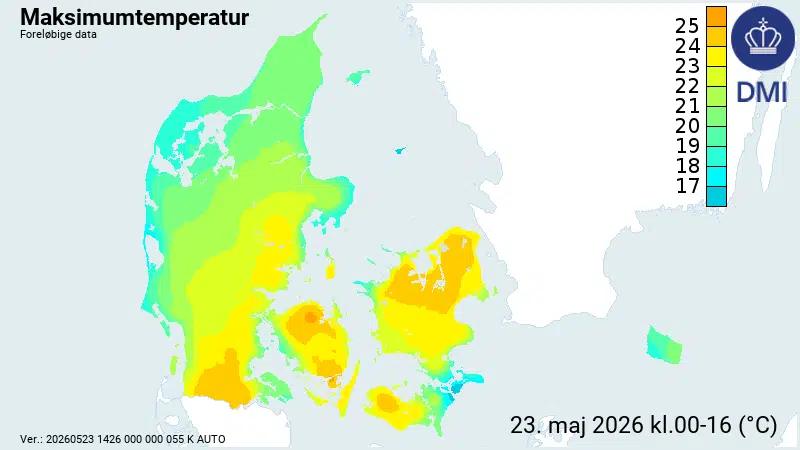 DMI melder ud: Så skete det