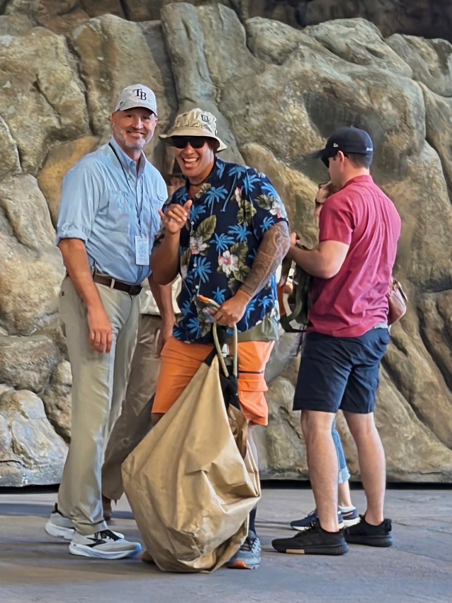Disney stunt performer returns to work after runaway boulder incident