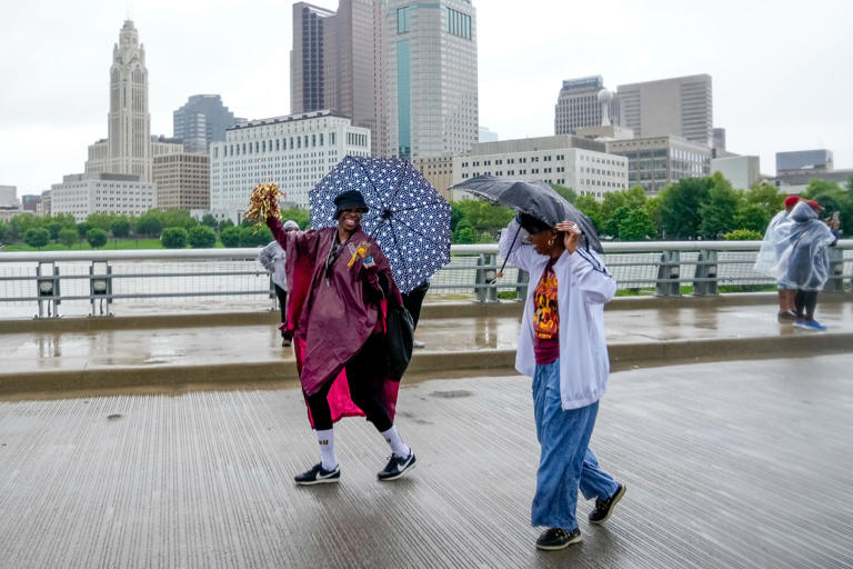Rain, wind dampen Ohio Black Expo, Columbus Asian Festival