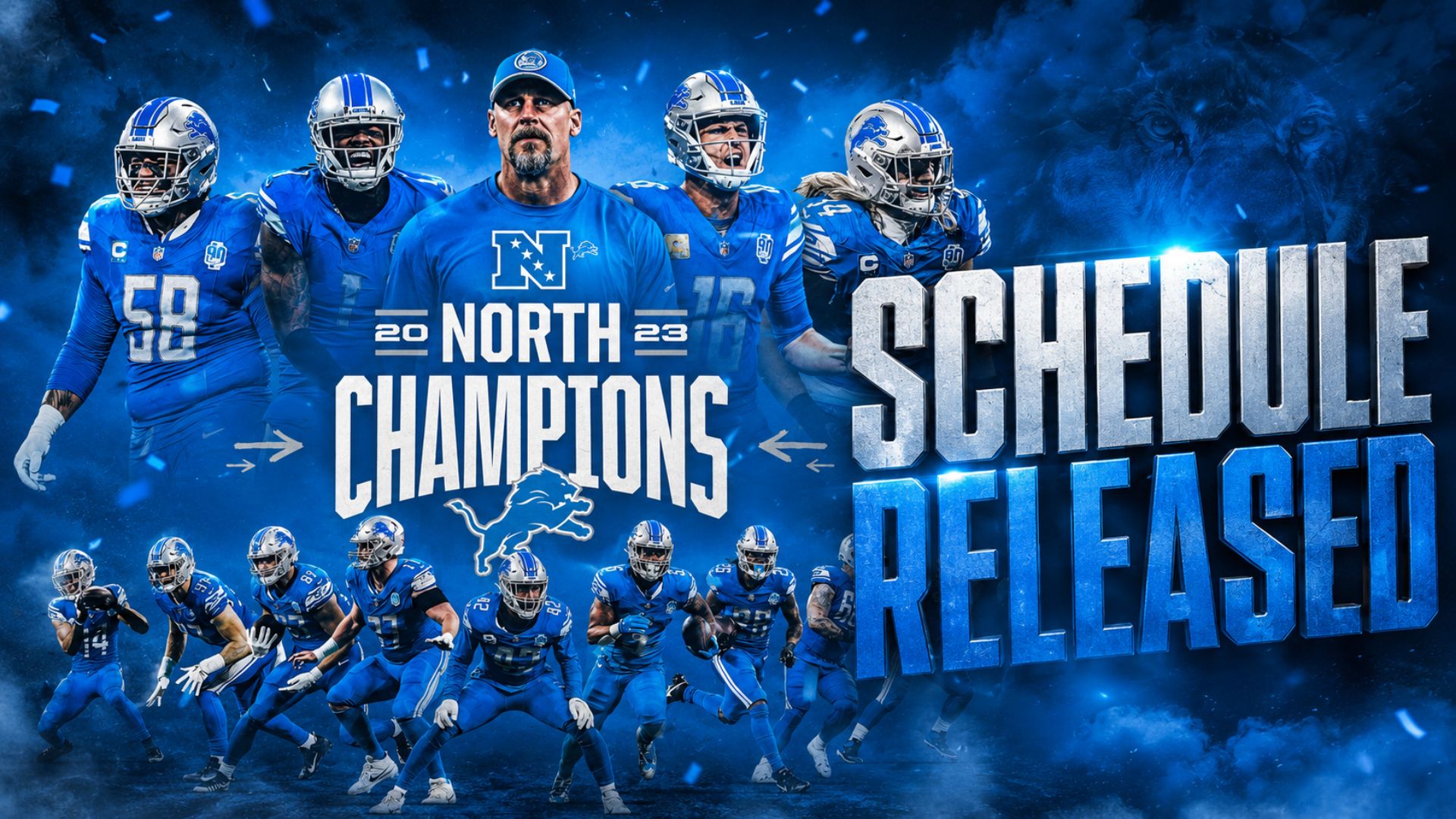 Detroit Lions 2026 schedule released: Dates, times, opponents