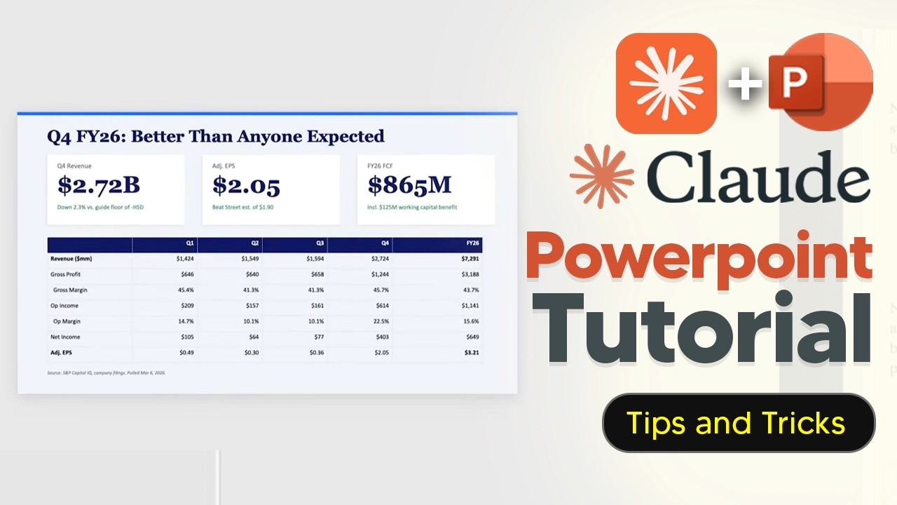 Claude for PowerPoint tutorial - How to use Claude with PowerPoint