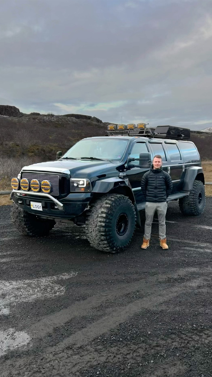 Hybrid Ford truck and excursion combination built for extreme terrains