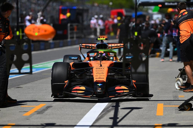 Why McLaren removed its new front wing before F1 sprint qualifying in ...