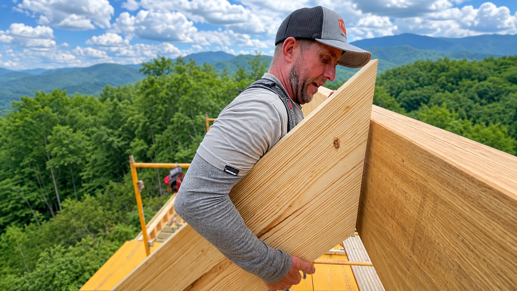 This roof valley build looks complicated until you see it