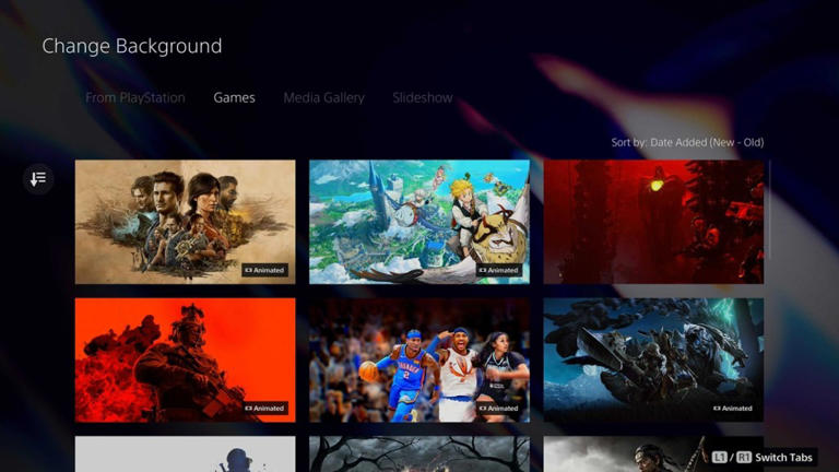 PS5 update adds dizzying new animated theme
