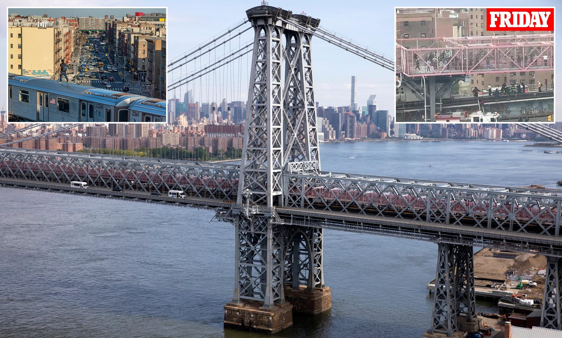 Horror on New York subway as two teens performing stunt on roof of ...