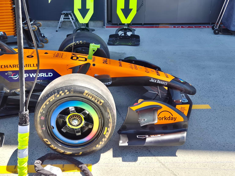 Why McLaren removed its new front wing before F1 sprint qualifying in ...