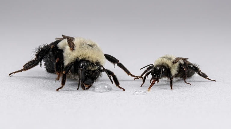 A queen bumblebee faces impossible odds alone and scientists just ...