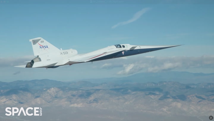 Watch NASA’s X-59 quiet supersonic aircraft soar in these amazing ...
