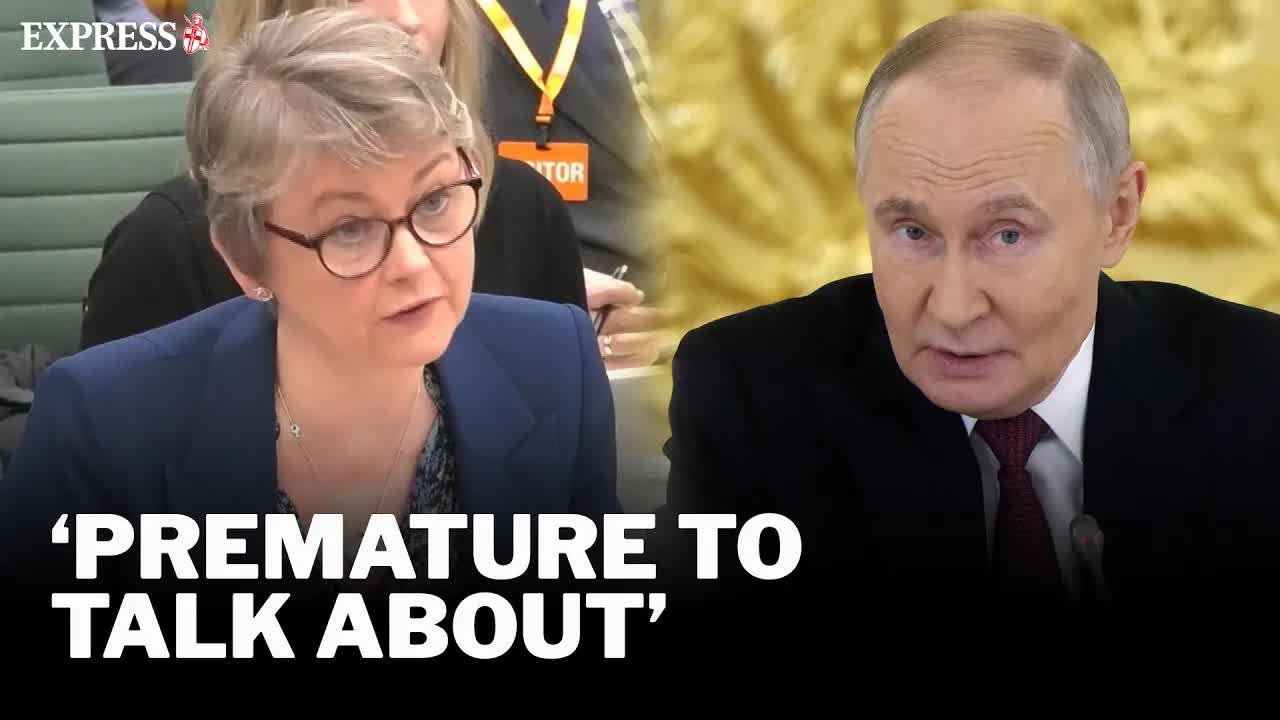 Yvette Cooper dodges question about Russia-Ukraine peace deal