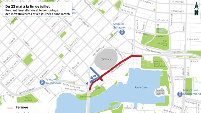 Coupe du monde : une circulation modifiée à Vancouver