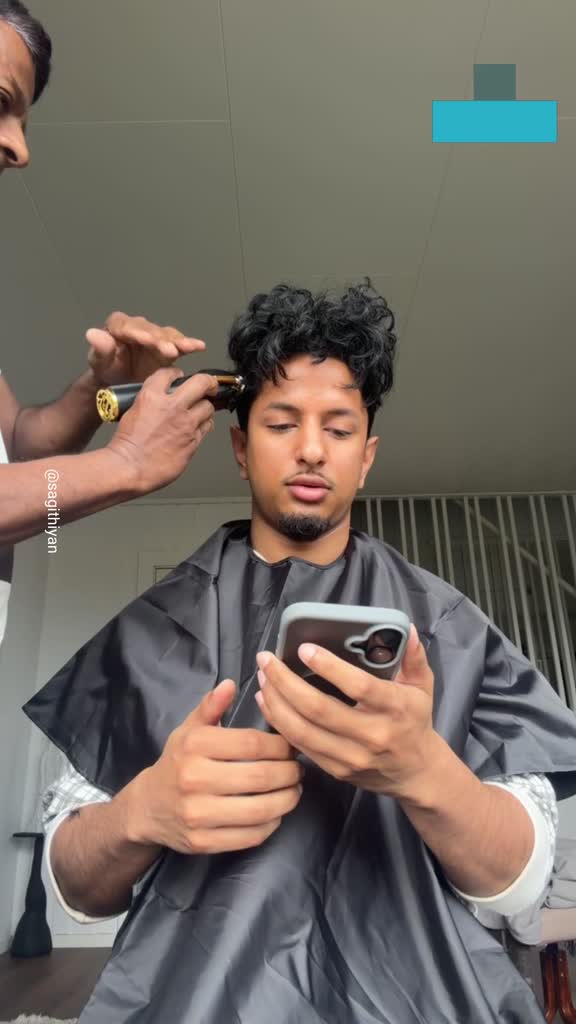 Dad’s home haircut goes wrong