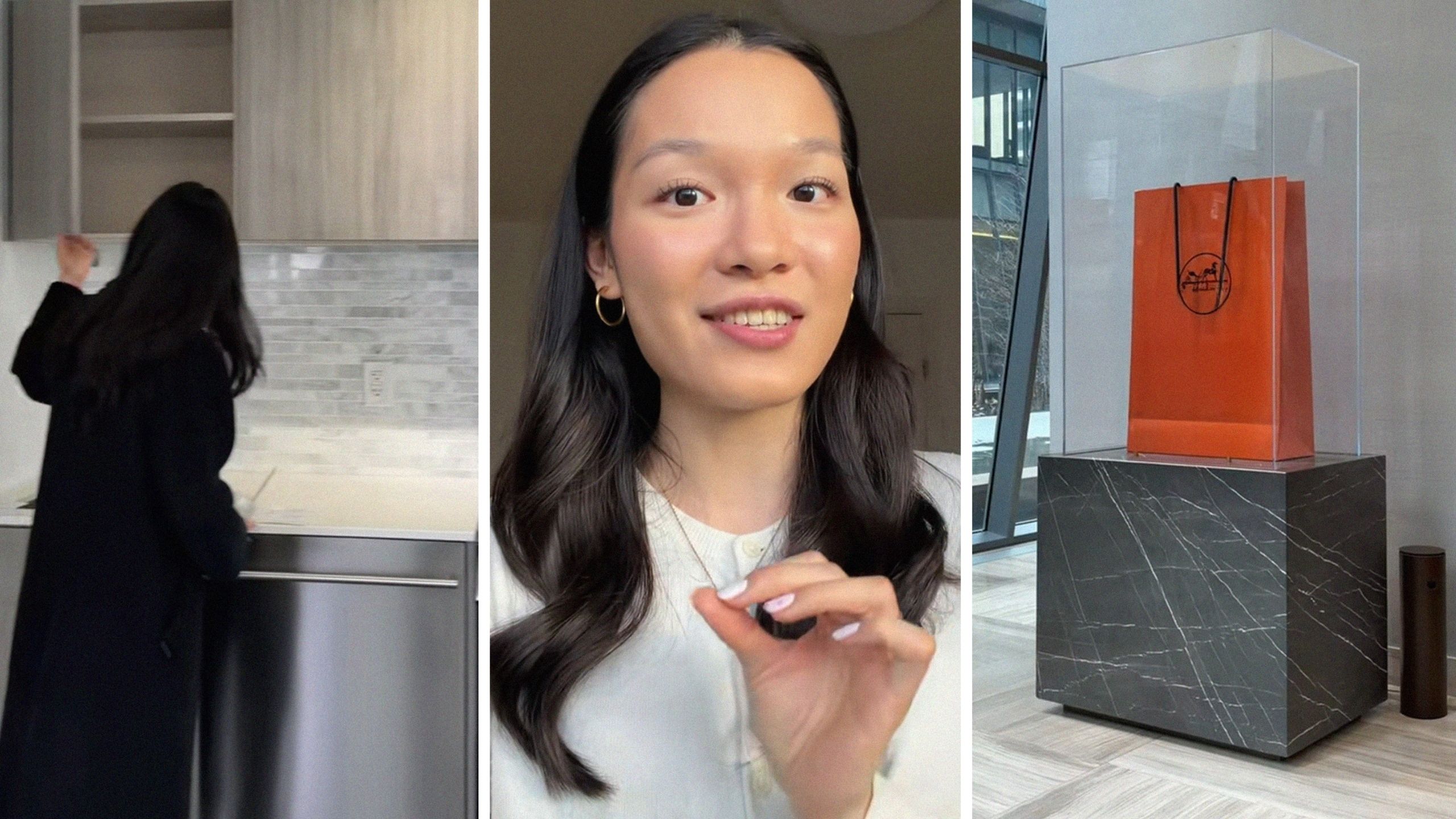 Woman moves into ‘luxury’ apartment building with Hermès shopping bag ...