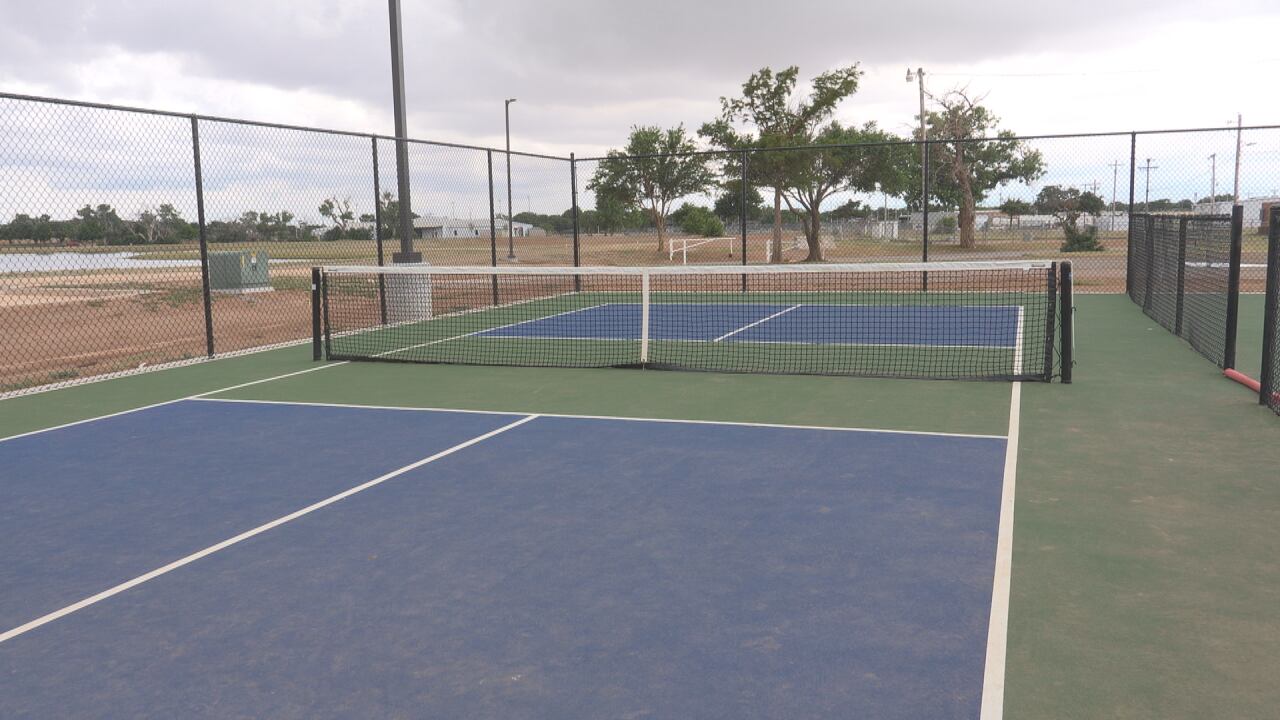 Altus marks the start of summer break with three new pickleball courts