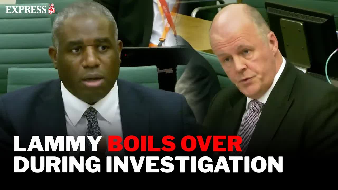 David Lammy erupts in committee clash with MP over prisoners released ...