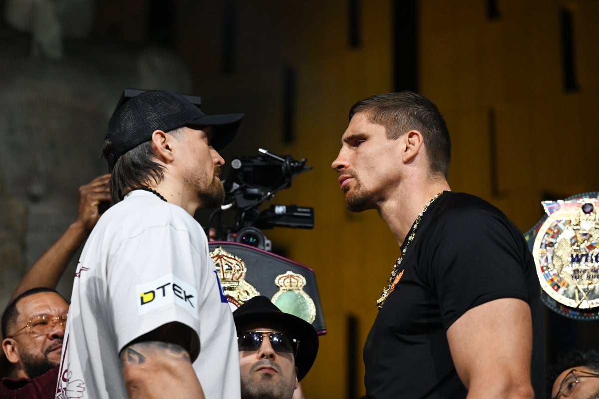 Usyk defends belt versus kickboxing icon Verhoeven at Pyramids of Giza
