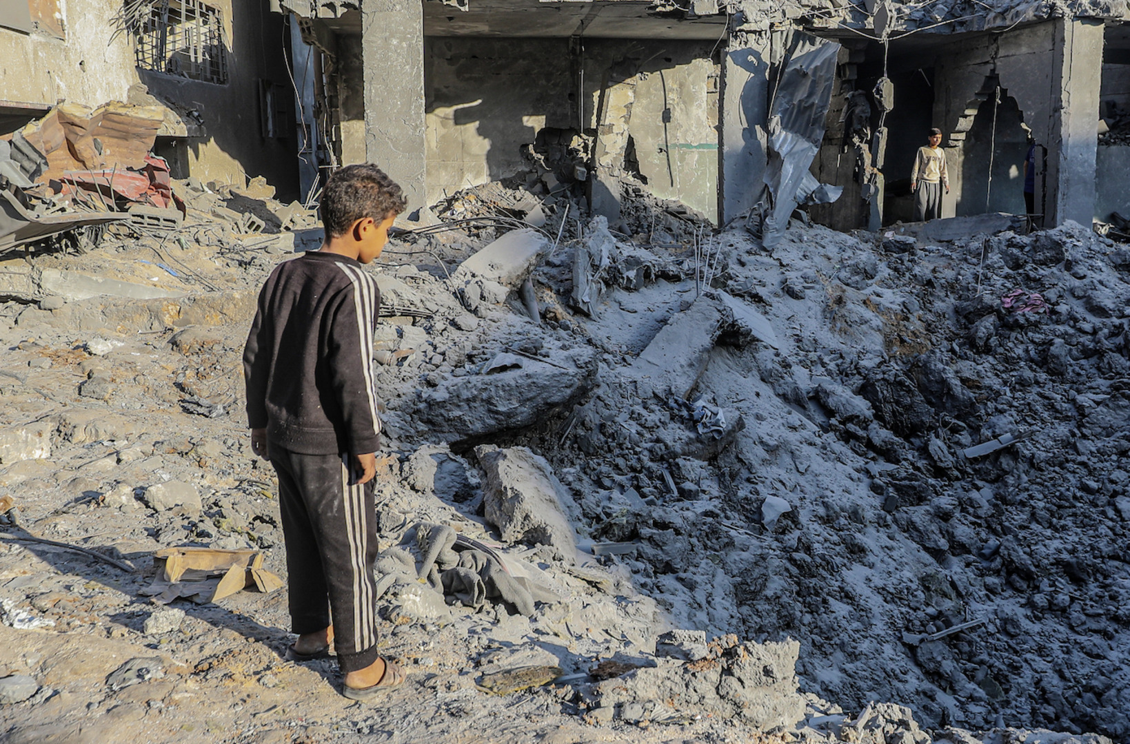 Overnight Israeli strikes on Gaza leave behind heavy destruction