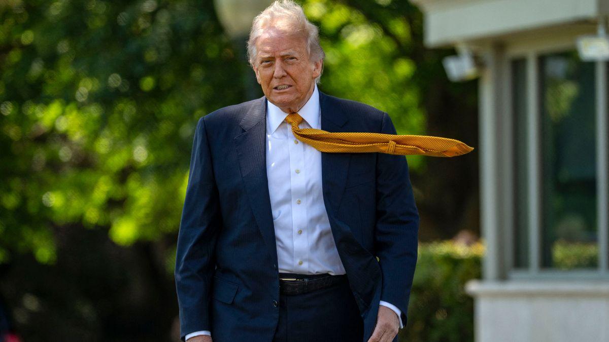 Donald Trump flaunts bruised right hand after New York speaking event ...
