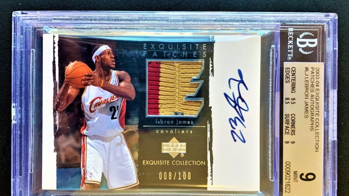 Celebrity-owned sports card & memorabilia auctions trending April 2026 ...
