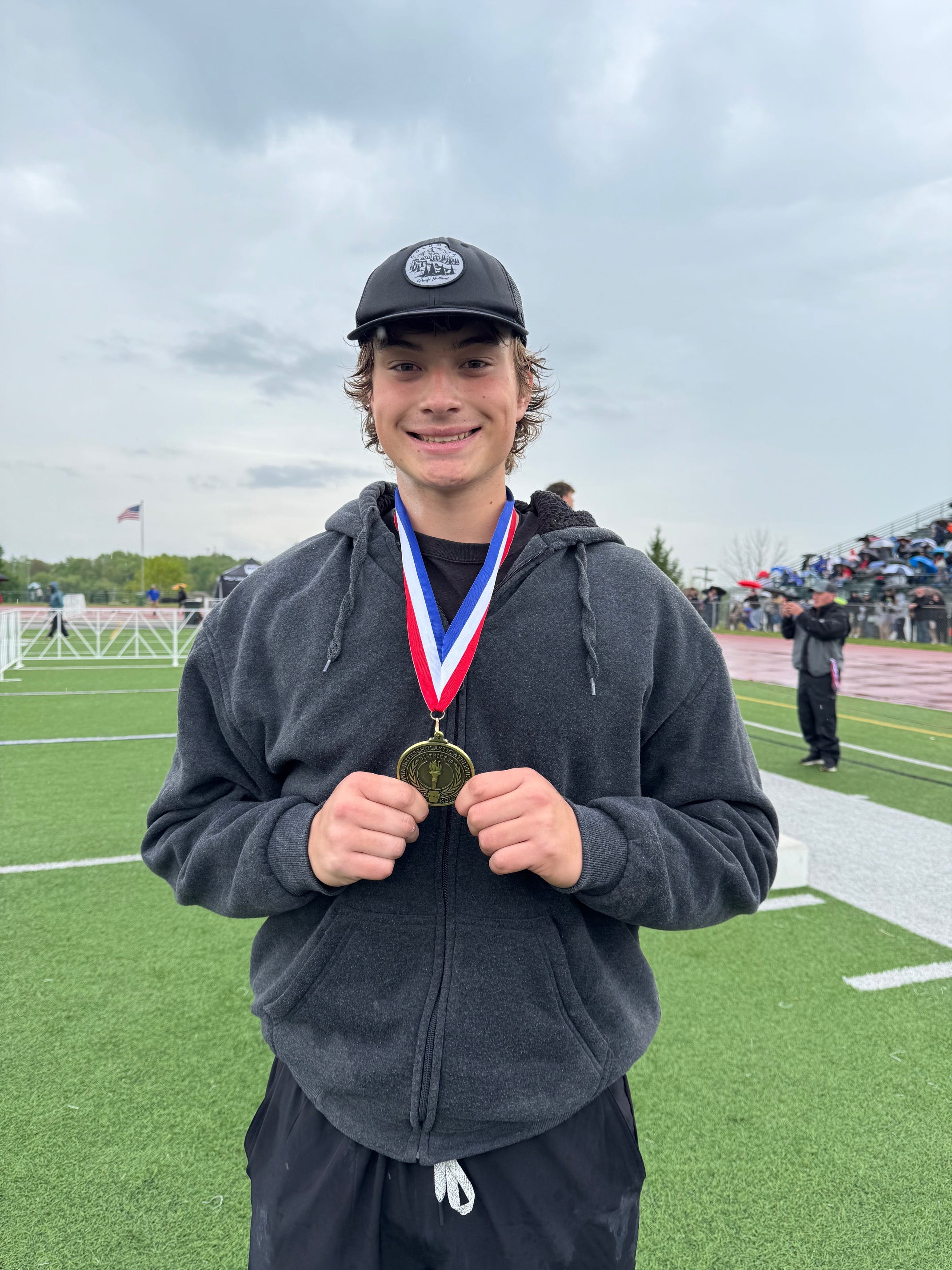 Fort LeBeouf's Mason Friedman wins gold in PIAA 2A boys shot put