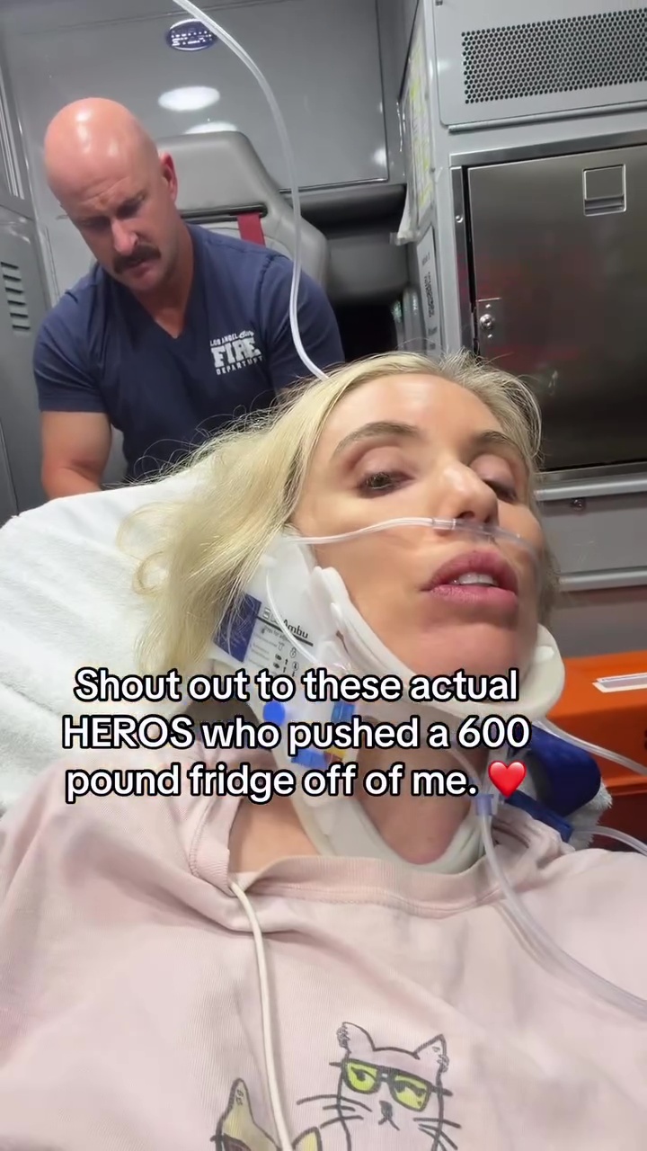 Comedian Laura Clery praises first responders after she was crushed by ...