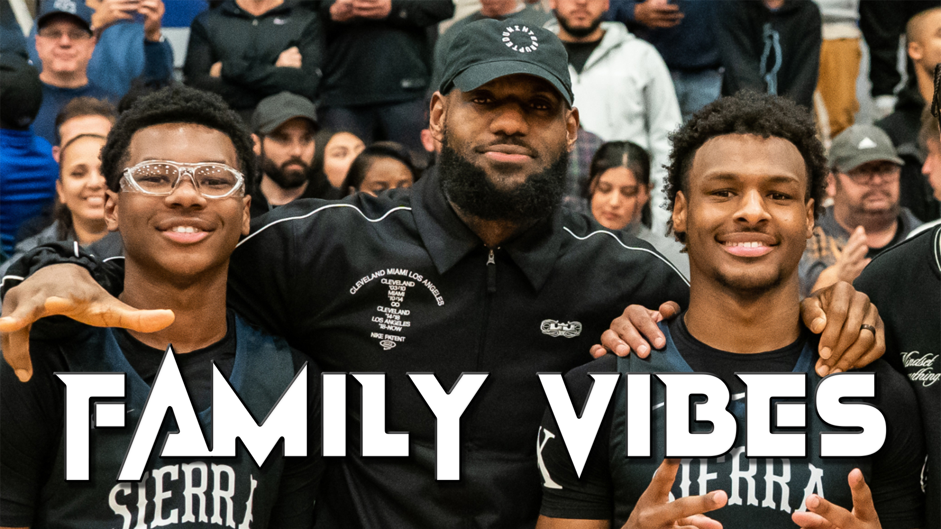 Fans can’t stop talking about LeBron and his sons’ matching hairstyles