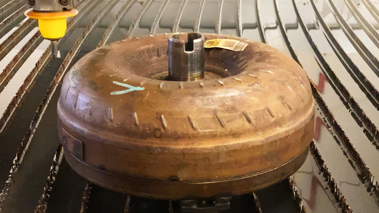 I cut a torque converter in half! 😲
