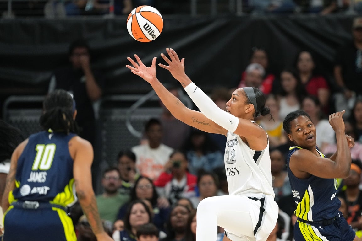 A’ja Wilson leads WNBA All-Star voting race, in photos