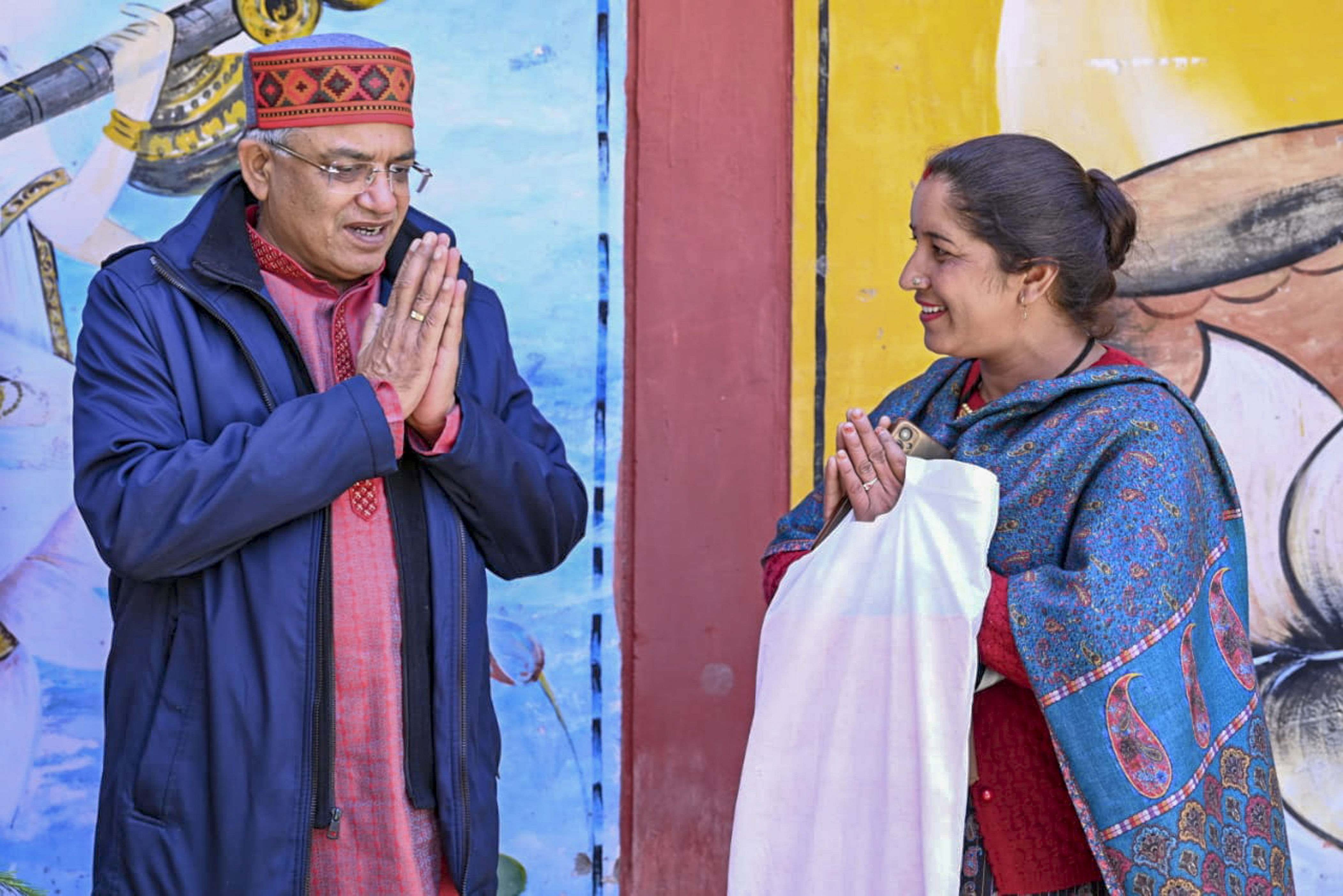 CEC inspects polling booth near China border in Uttarakhand’s Uttarkashi