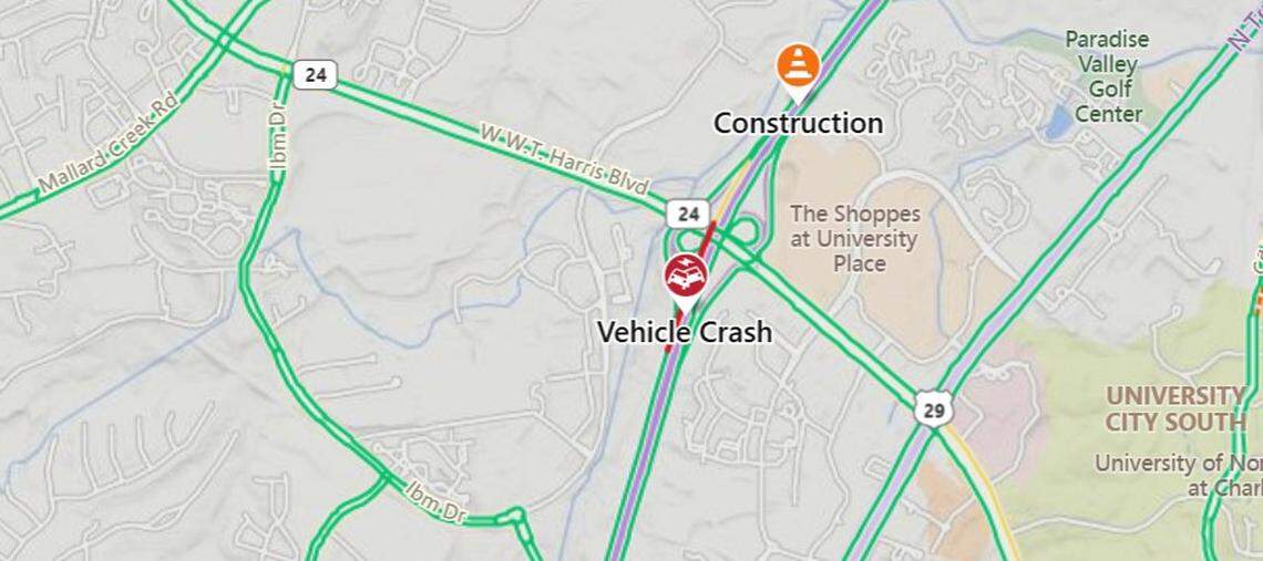 Crash closes Interstate 85 lanes in Charlotte for hours. 'Traffic ...