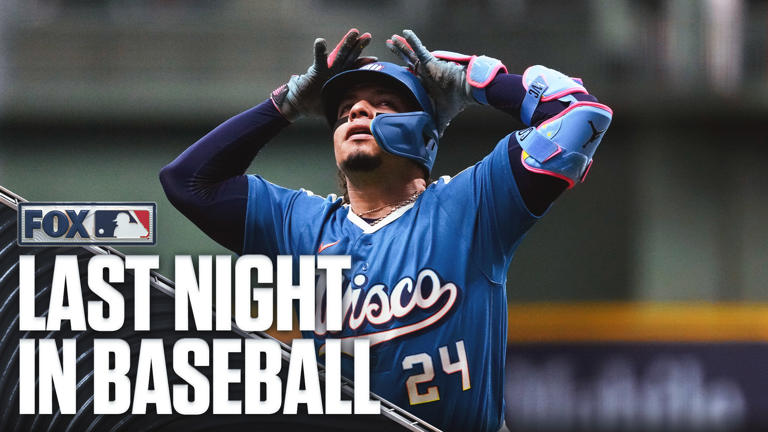 Last night in baseball: Brewers take game 1 of 3-game series against ...