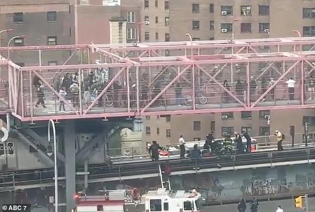 Horror on New York subway as two teens performing stunt on roof of ...