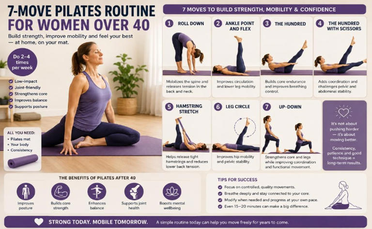Could this 7-move Pilates routine be the secret to staying strong and ...